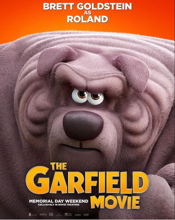 Sony Pictures Unveils New Character Posters for "The Garfield Movie ...